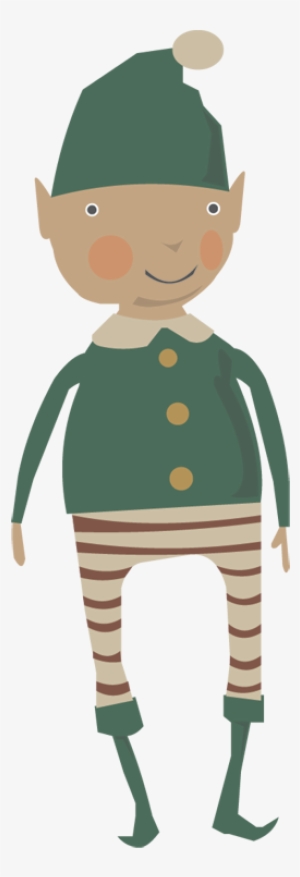 Elf Clipart Yellow - Yellow Christmas Elf PNG Image | Transparent PNG ...