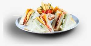 Sandwiches & Wraps - Club Sandwich With Fries Png PNG Image ...