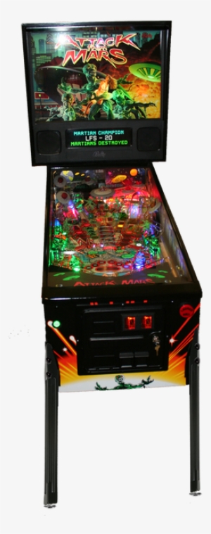 Attack From Mars Pinball Machine Restored Apron - Attack From Mars ...