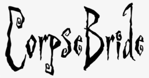 Corpse Bride - Corpse Bride Typography PNG Image | Transparent PNG Free ...