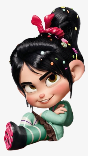 Vanellope Von Schweetz Sitting Render - Vanellope Von Schweetz Png PNG ...