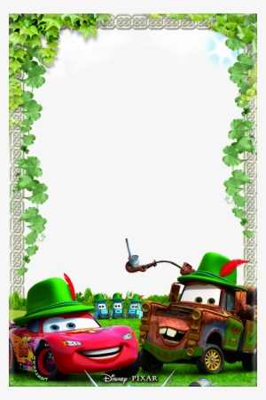 Border Design Cars Clipart Lightning Mcqueen Mater - Borders And Frames ...