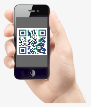 Hand Holding Mobile Qrcode - Qr Code Hand Png PNG Image | Transparent ...