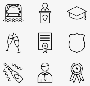 Graduation - Line Art PNG Image | Transparent PNG Free Download on SeekPNG