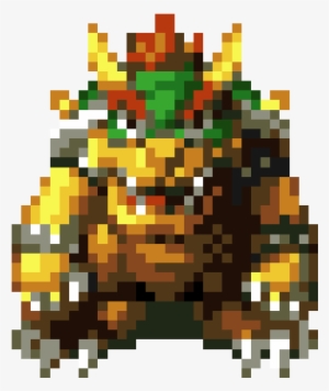 Bowser 8bit - Super Mario Bros 8 Bit Bowser PNG Image | Transparent PNG ...