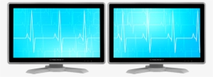 Dual Display - Medical Screen PNG Image | Transparent PNG Free Download ...