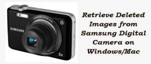 Samsung Es65 10.2 Mp Compact Digital Camera - Black PNG Image ...