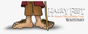 Big Foot Clipart Hobbit - Hairy Feet Cartoon PNG Image | Transparent ...