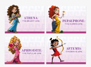 Athena The Brain - Aphrodite The Beauty By Suzanne Williams & Joan PNG ...