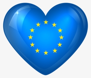 European Union Flag Heart PNG Image | Transparent PNG Free Download on ...