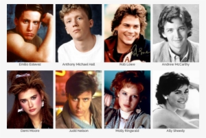 Brat-pack - (ss3445416) Rob Lowe Movie PNG Image | Transparent PNG Free ...