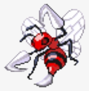 Devil Beedrill - Minecraft Pixel Art Beedrill PNG Image | Transparent ...