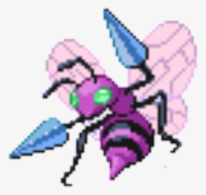 Barney Beedrill - Minecraft Pixel Art Weedle PNG Image | Transparent ...