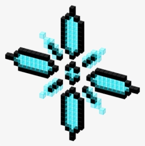 View Cursor On T-shirt - Transparent Purple Minecraft Sword PNG Image ...