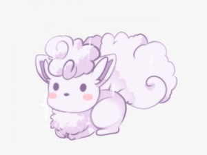 Shiny Alolan Vulpix - Cartoon PNG Image | Transparent PNG Free Download ...