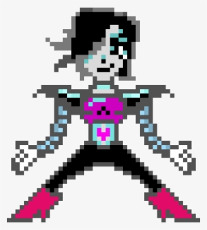 Undertale Mettaton Sprite - Pixel Art Undertale Mettaton PNG Image ...