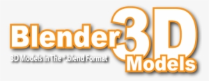 Blender 3d Models - Free 3d Objects Blender PNG Image | Transparent PNG ...