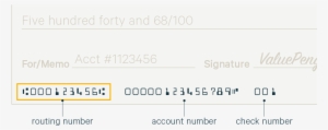 How To Find My Aba Bank Routing Number On A Check - Routing Number Bmce ...