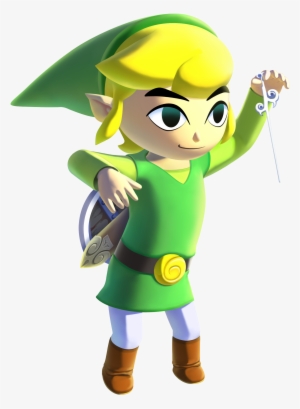 Windwakerlinkhdangled - Zelda The Wind Waker Hd Link PNG Image ...