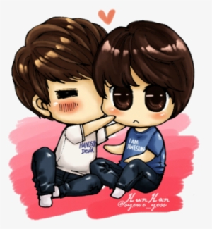 Luhan - Exo Hunhan Cartoon PNG Image | Transparent PNG Free Download on ...