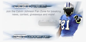 Calvin Johnson - Calvin Johnson Transparent Background PNG Image ...
