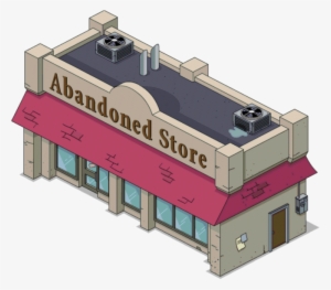 Abandoned Store - Simpsons Abandoned Store PNG Image | Transparent PNG ...