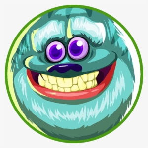 Goofy Yeti Circled - Goofy Yeti Agar Io PNG Image | Transparent PNG ...