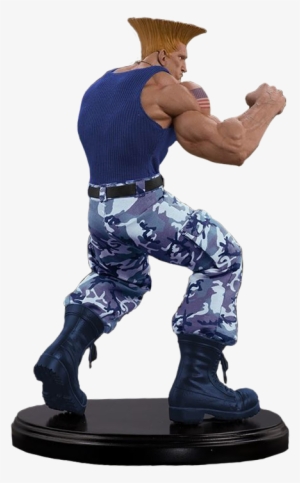 Guile Player 2 Exclusive 1/4 Scale Statue - Guile Street Fighter Png ...