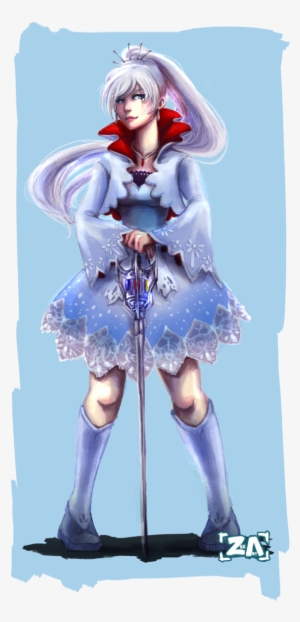 Weiss Weiss Schnee Rwby Team Rwby - Cartoon PNG Image | Transparent PNG ...