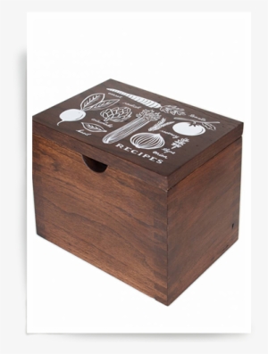Garden Recipe Card Box - Rifle Paper Brc003 Heirloom Hardwood Recipe ...