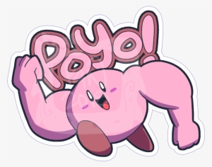 Buff Kirby Sticker - Buff Kirby PNG Image | Transparent PNG Free ...