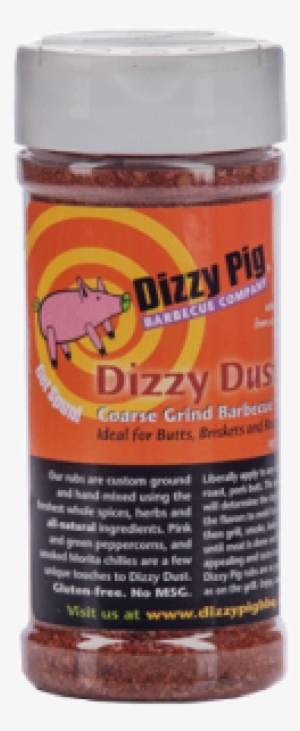 Dizzy Pig Dizzy Dust Bbq Seasoning - 8 Oz Jar PNG Image | Transparent ...