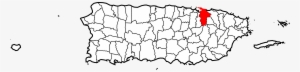 Map Of Puerto Rico Highlighting San Juan - Dorado Puerto Rico Mapa PNG ...