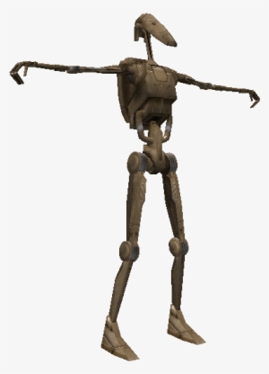 Download Zip Archive - Battle Droid Star Wars Model PNG Image ...