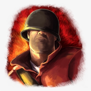 Team Fortress Soldier Portrait By ~psamophis On Deviantart - Team ...