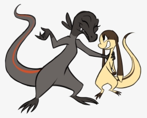 Salandit And Helioptile Weasyl - Helioptile Salandit PNG Image | Transparent PNG Free Download ...