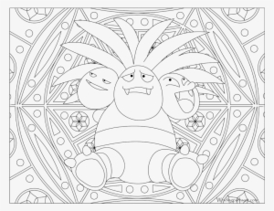 Adult Pokemon Coloring Page Pidgeot - Pokémon Colouring Pages Eeves PNG ...