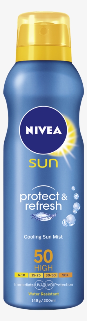 Immediate Sun Protection And A Pleasurable Cooling - Nivea Sun Spray ...