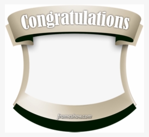 Photo Frame 0000862 - Congratulations Photo Frame Png PNG Image ...