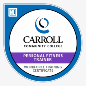 Digital Badge Personal Fitness Trainer - Carroll Community College PNG ...