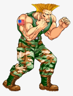 Guile - Street Fighter Guile Sprites PNG Image | Transparent PNG Free ...