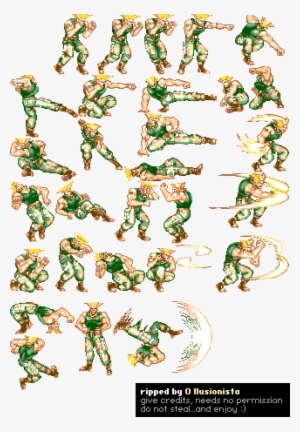 Street Fighter Ken Sprites PNG Image | Transparent PNG Free Download on ...