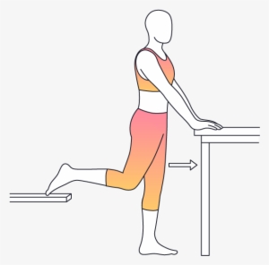 Quadricep Stretch With Chair