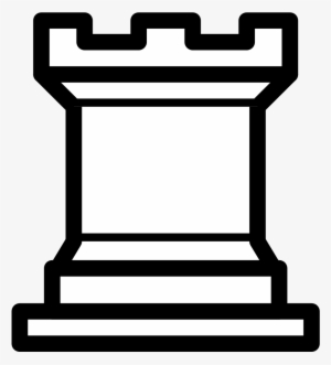 Western White Side Rook - Chess White Rook Png PNG Image | Transparent ...