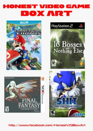 Honest Video Game Box Art - Good Video Game Box Art PNG Image ...