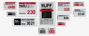 From 7-segment To Graphic Tag Displays Information - Etiqueta ...