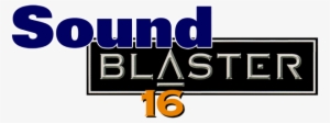 Sound Blaster 16 Logo PNG Image | Transparent PNG Free Download on SeekPNG