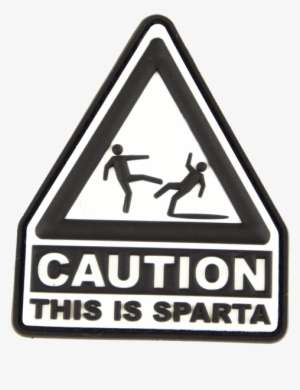 Next - Caution: This Is Sparta - Yellow PNG Image | Transparent PNG ...