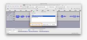 Applying Effect Chains In Audacity - Audacity PNG Image | Transparent ...