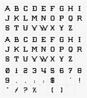 Pixel Or Small Pixel Example - Pixel Font Download PNG Image ...